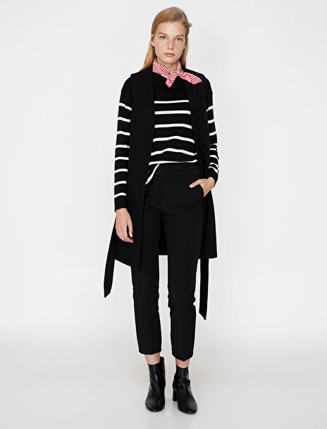 Koton Kadın Beli Bağlamalı Yelek