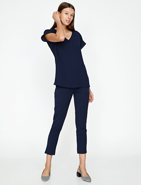 Koton Kadın Kısa Paça Pantolon