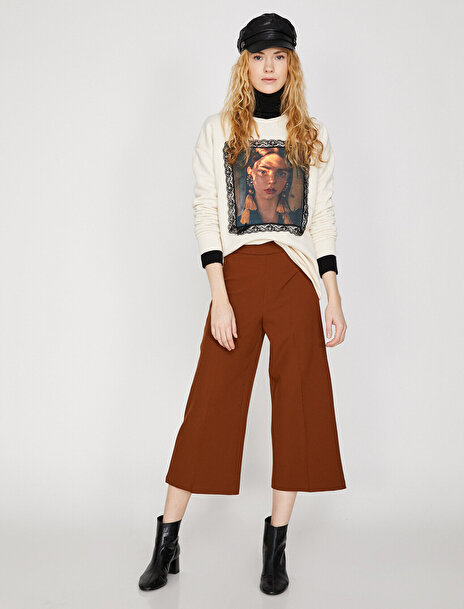 Koton Kadın Kısa Paça Pantolon