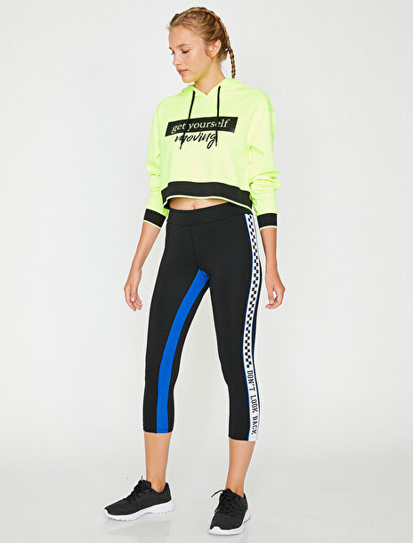 Koton Kadın Biye Detaylı Tayt