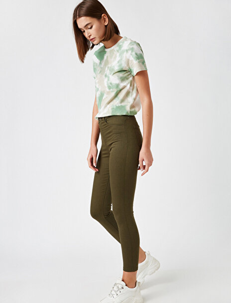 Koton Kadın Pamuklu Skinny Yüksek Bel Jean Koton Kadın Pamuklu Skinny Yüksek Bel Jean