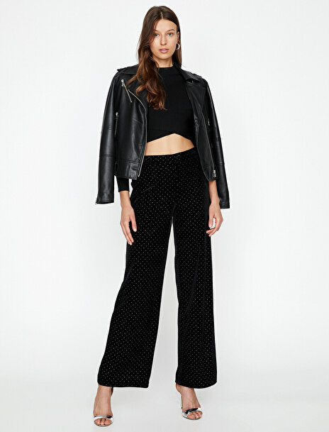 Koton Kadın Puantiyeli Pantolon