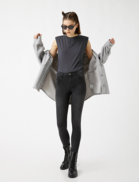 Koton Kadın Skinny Düşük Bel Jean Pantolon