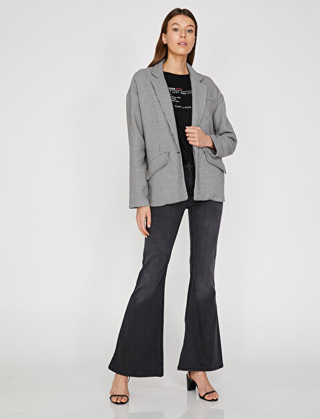 Koton Kadın Victoria Jean - İspanyol Paça Pantolon