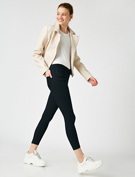 Koton Kadın Skinny Cepli Jean