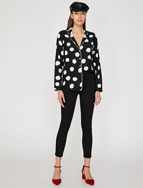 Koton Kadın Carmen Jean - Yüksek Bel Dar Kesim Dar Paça Pantolon