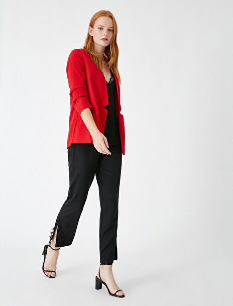 Koton Kadın Dantel Detaylı Pantolon