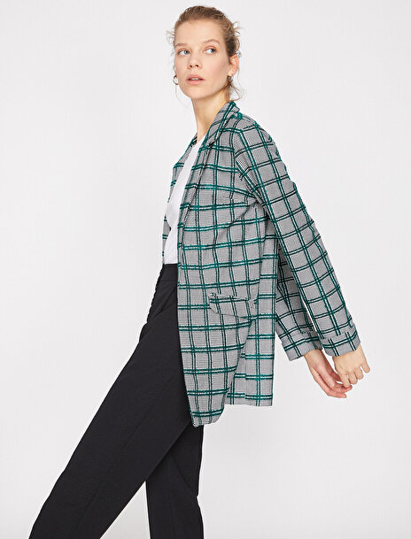 Koton Kadın Kareli Mont