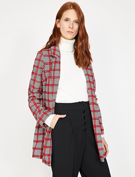 Koton Kadın Kareli Mont