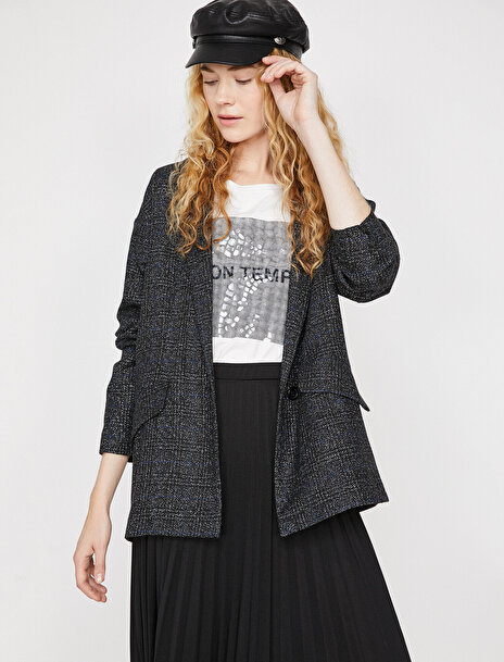 Koton Kadın Kareli Mont