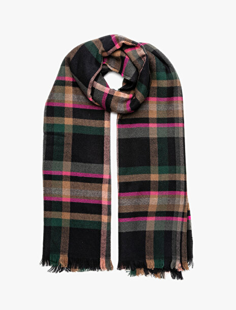 Koton Kadın Kareli Atkı