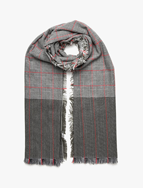 Koton Kadın Kareli Atkı