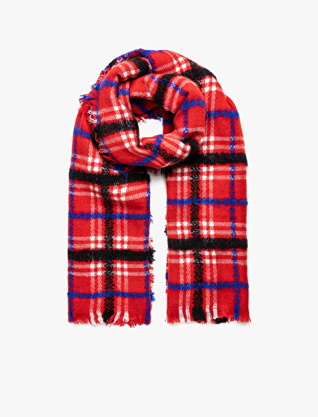 Koton Kadın Kareli Atkı