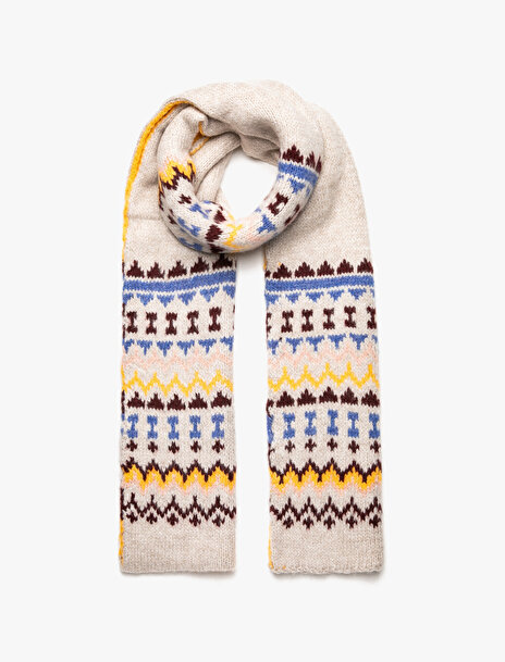 Koton Kadın Desenli Atkı