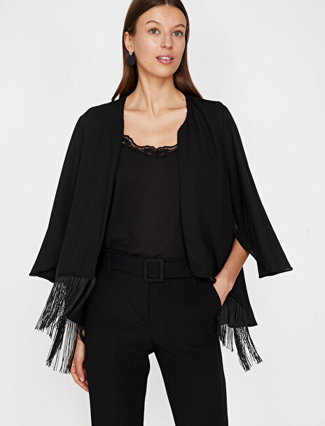 Koton Kadın Püskül Detaylı Kimono