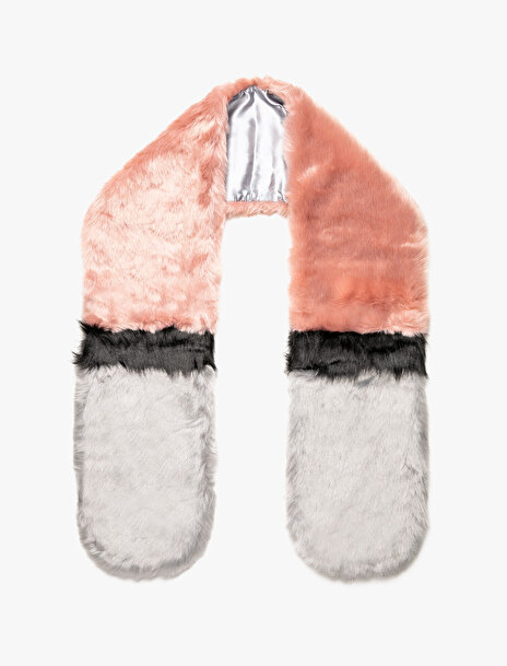 Koton Kadın Suni Kürk Detaylı Atkı