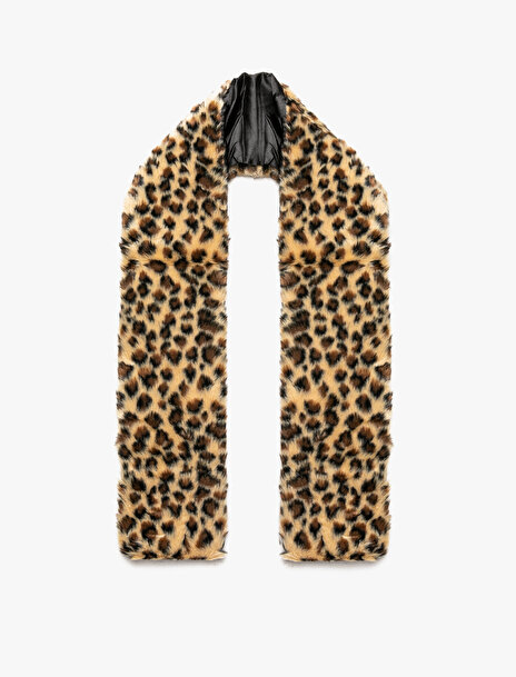 Koton Kadın Leopar Desenli Atkı