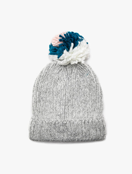 Koton Kadın Ponpon Detaylı Bere