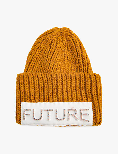 Koton Kadın Yazılı Baskılı Bere