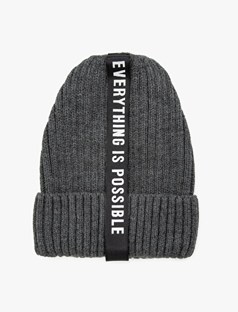 Koton Kadın Yazılı Baskılı Bere