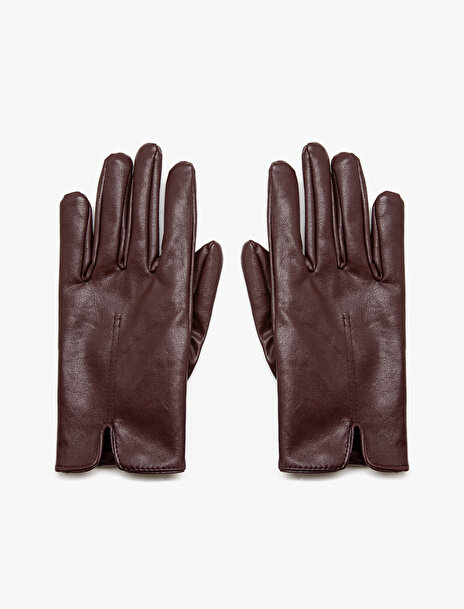 Koton Kadın Deri Görünümlü Eldiven