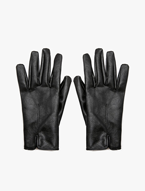 Koton Kadın Deri Görünümlü Eldiven