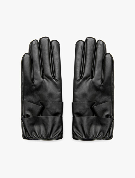 Koton Kadın Deri Görünümlü Eldiven