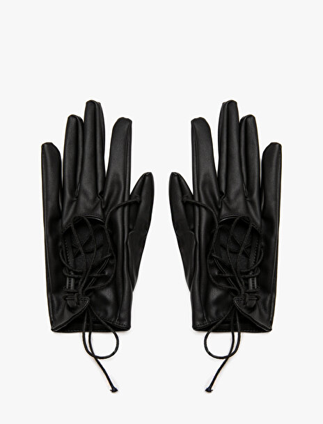 Koton Kadın Deri Görünümlü Eldiven