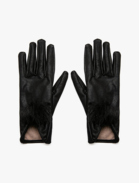 Koton Kadın Deri Görünümlü Eldiven