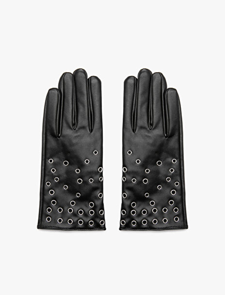 Koton Kadın Kuş Gözü Detaylı Eldiven