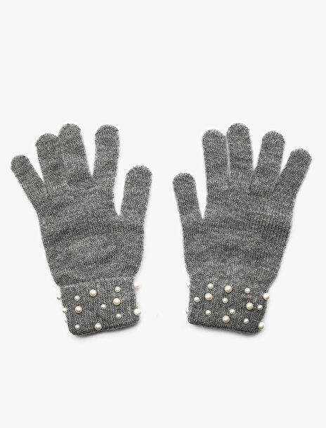 Koton Kadın İnci Detaylı Eldiven