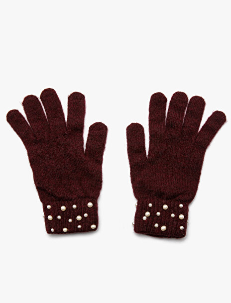 Koton Kadın İnci Detaylı Eldiven