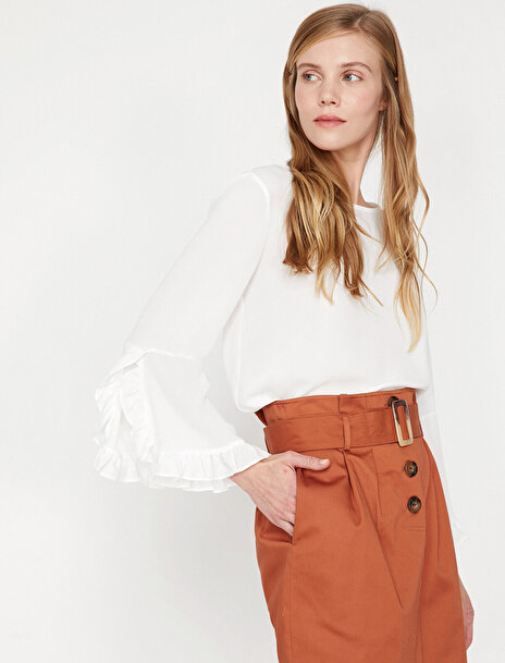 Koton Kadın Volanlı Bluz