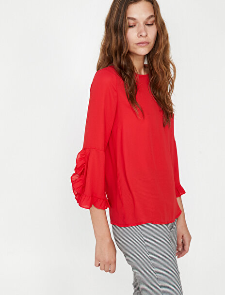 Koton Kadın Volanlı Bluz
