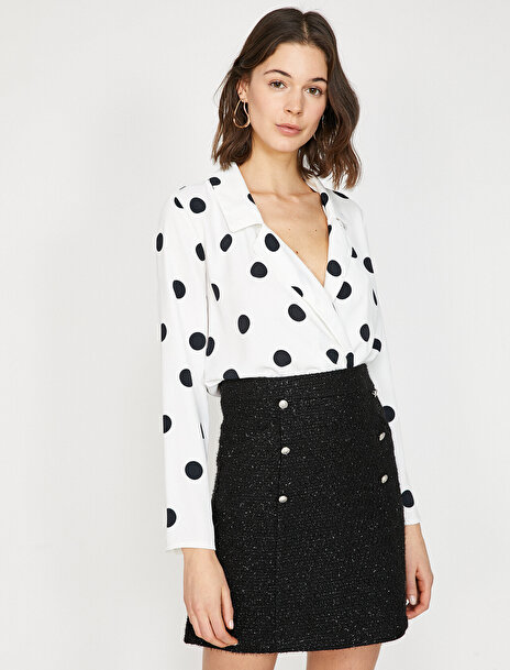 Koton Kadın Puantiyeli Bluz