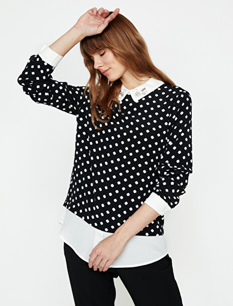 Koton Kadın Puantiyeli Bluz