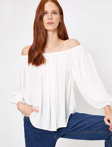 Koton Kadın Omzu Açık Bluz