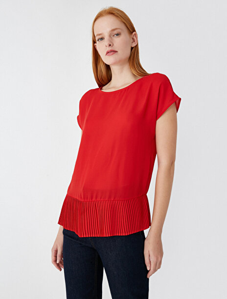 Koton Kadın Pileli Bluz