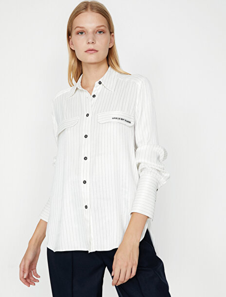 Koton Kadın Love For Koton Gömlek