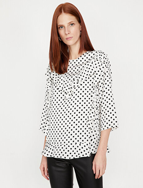 Koton Kadın Puantiyeli Bluz