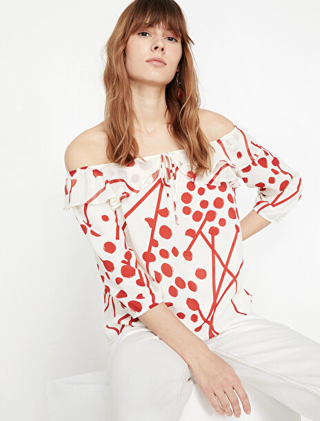 Koton Kadın Omzu Açık Bluz