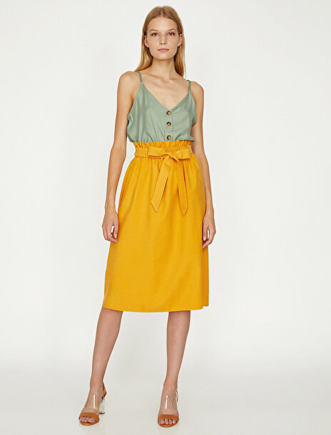 Koton Kadın Beli Bağlamalı Etek