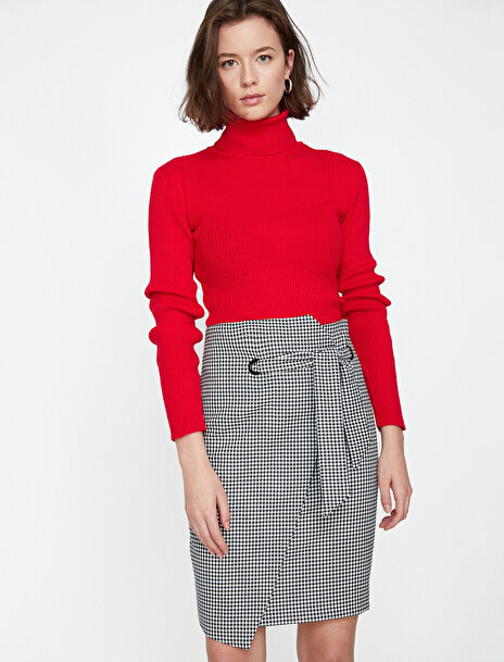 Koton Kadın Beli Bağlamalı Etek