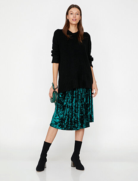 Koton Kadın Kadife Etek