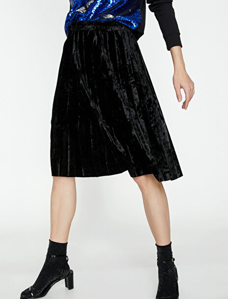 Koton Kadın Kadife Etek