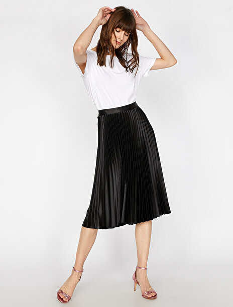 Koton Kadın Pilili Etek