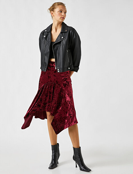 Koton Kadın Kadife Etek