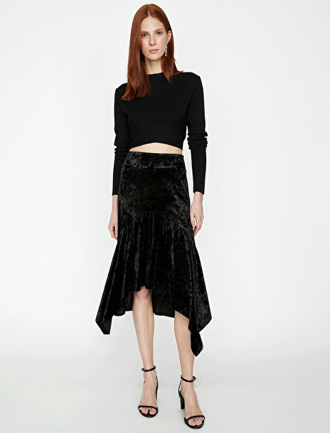 Koton Kadın Kadife Etek