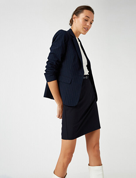 Koton Kadın Yüksek Bel Kemerli Etek