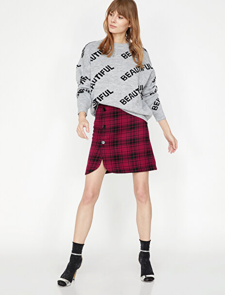 Koton Kadın Love For Koton Etek